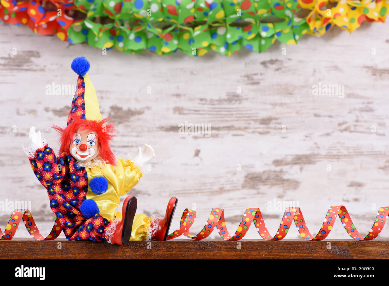 funny clown at carnival Stock Photo - Alamy
