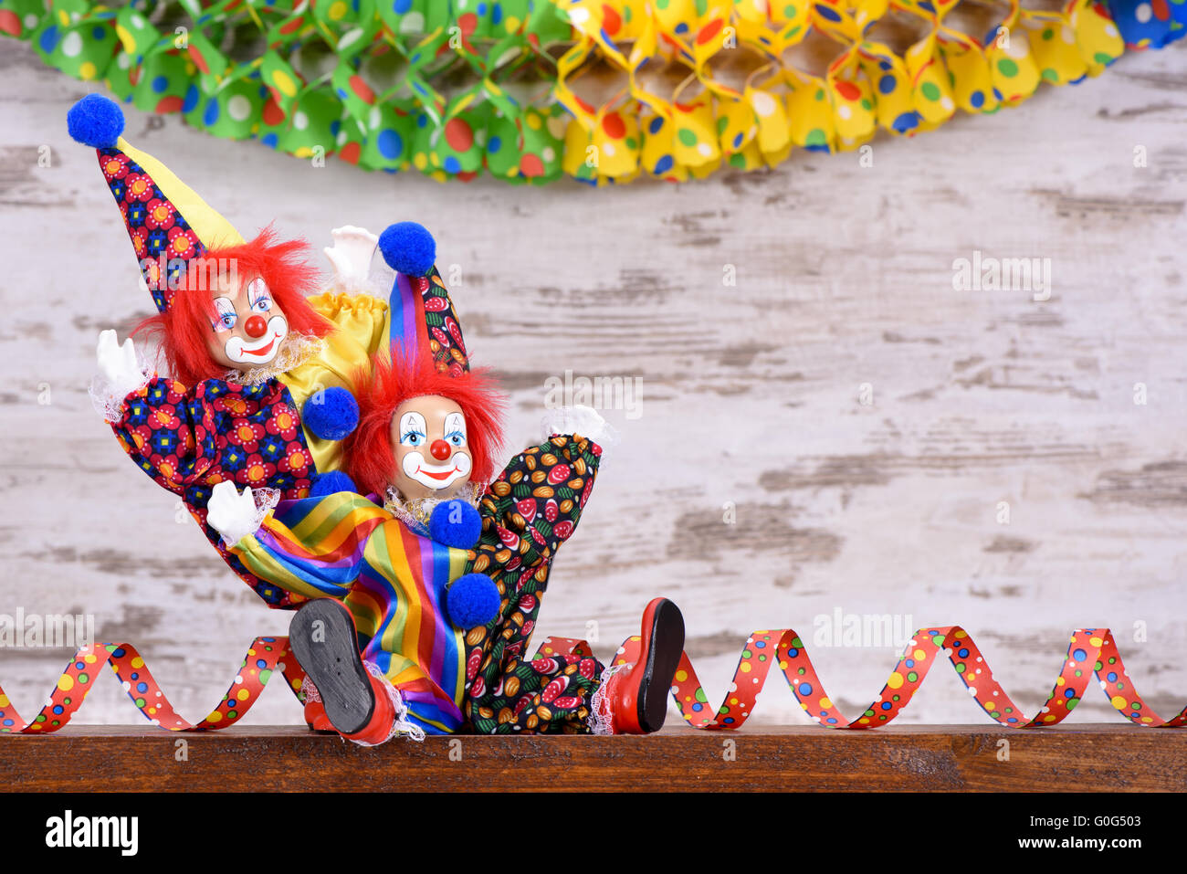 funny clown at carnival Stock Photo - Alamy