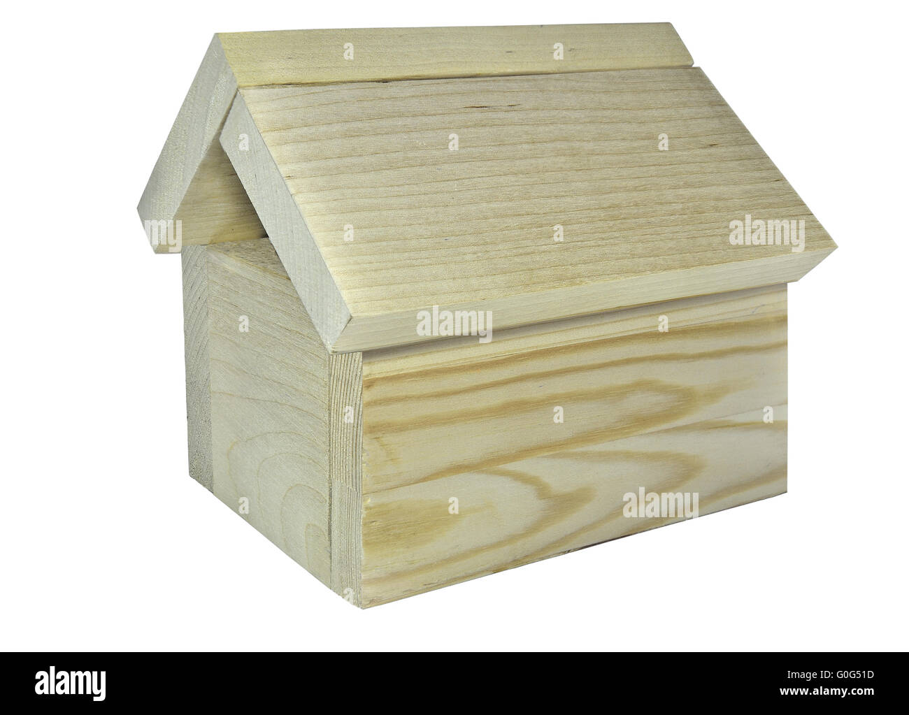 Wooden house model Stock Photo - Alamy