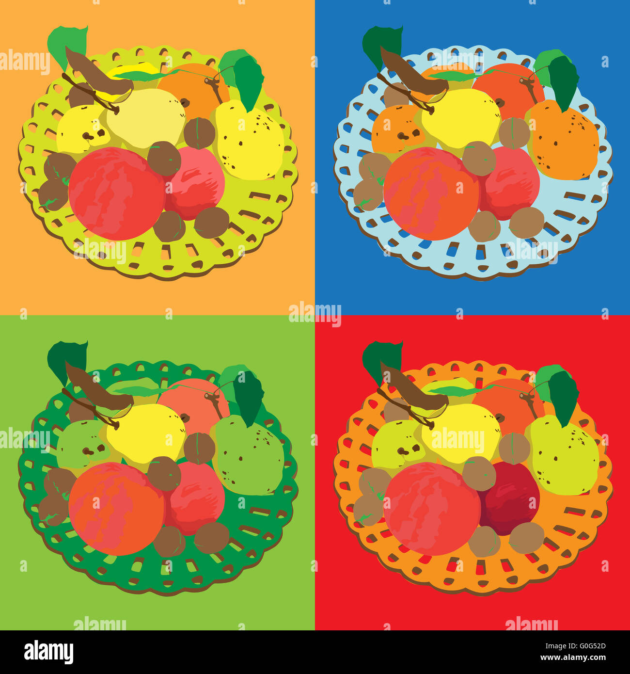 autumn fruits series Stock Photo - Alamy