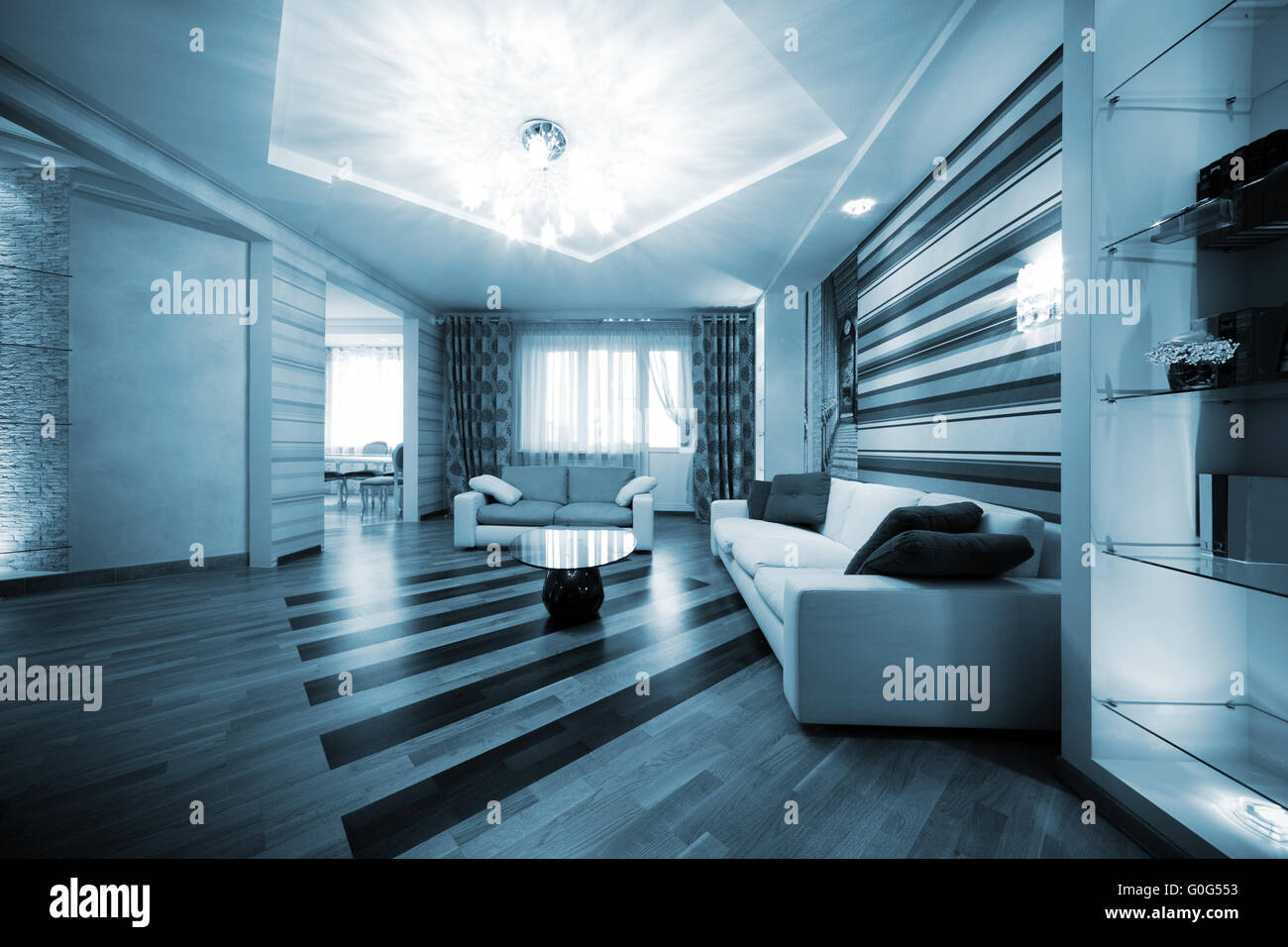 Beautiful divan in a room to rich flat Stock Photo - Alamy