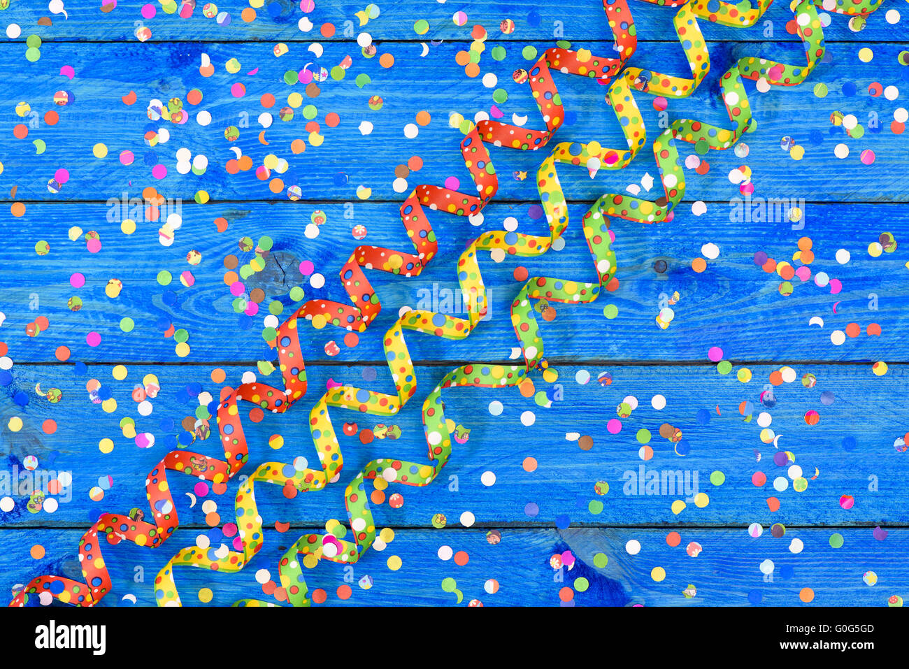 colorful paper streamer at carnival Stock Photo - Alamy