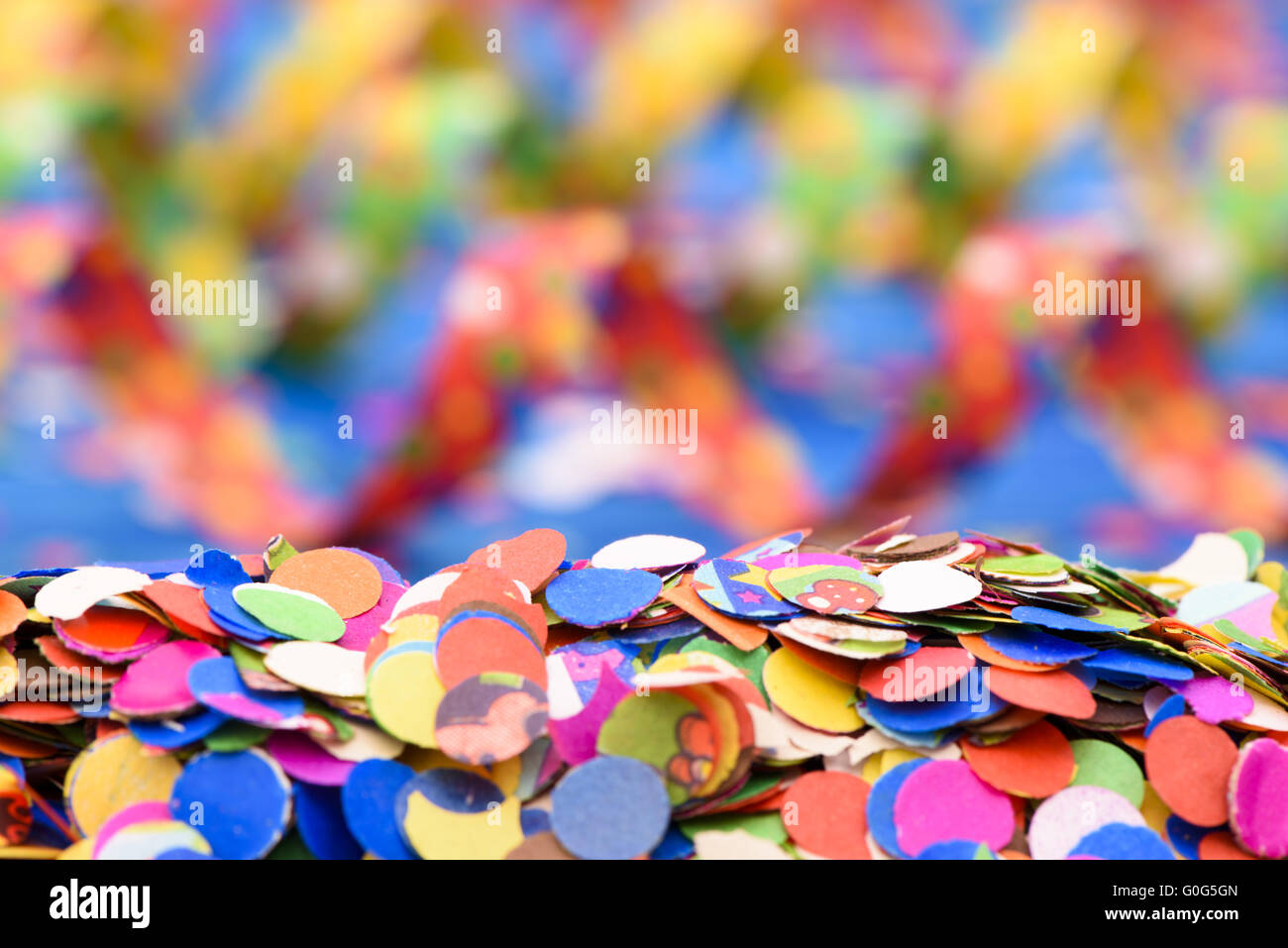 colorful paper streamer at carnival Stock Photo - Alamy