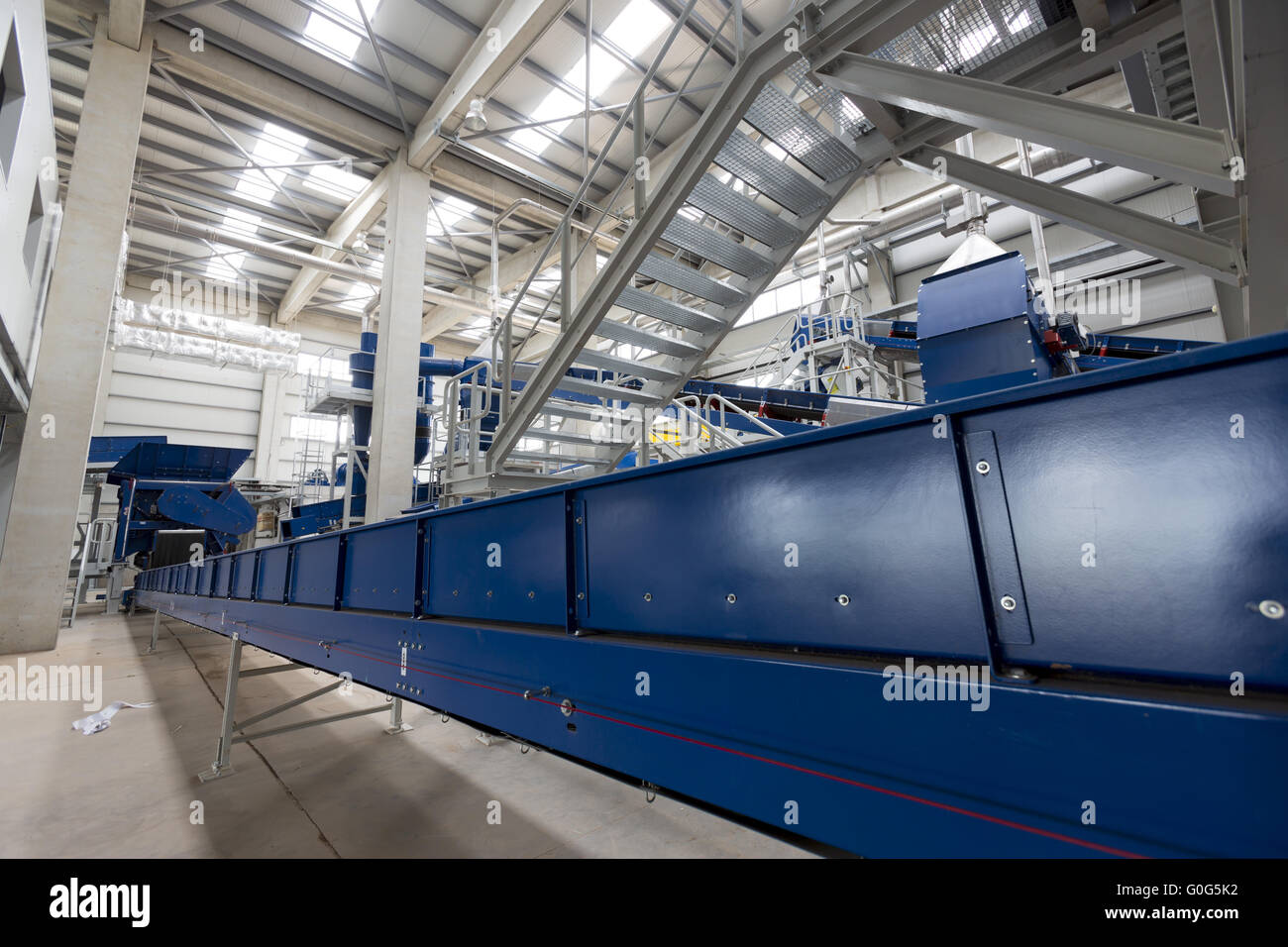 Waste plant inside process storage methane oil organic Stock Photo - Alamy