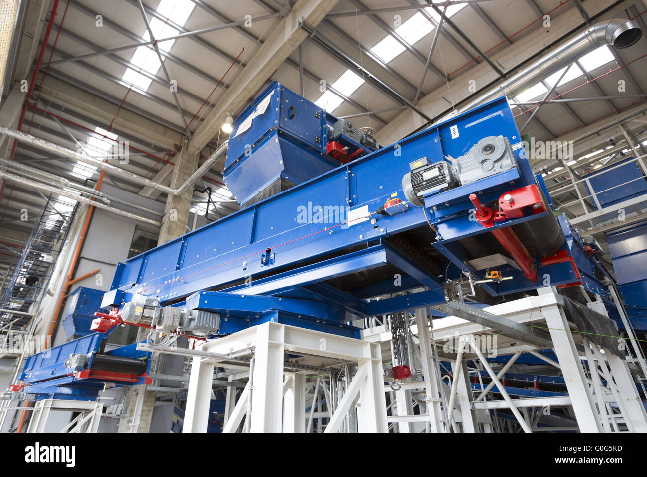 Waste plant inside process storage methane oil organic Stock Photo - Alamy