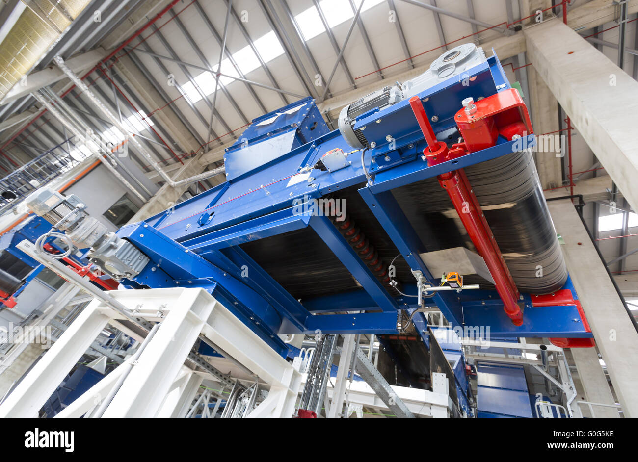 Waste plant inside process storage methane oil organic Stock Photo - Alamy