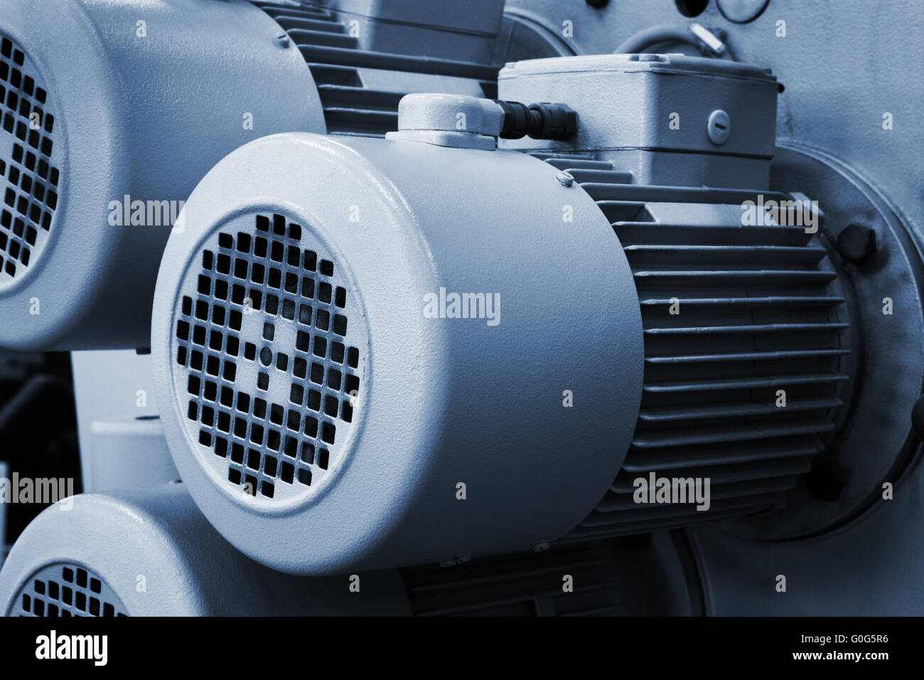 New blue electric motors hi-res stock photography and images - Alamy