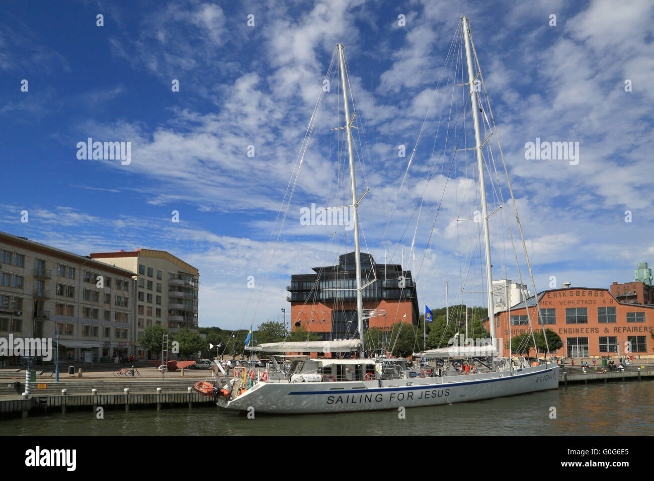 Gothenburg with sailing ship Stock Photo - Alamy