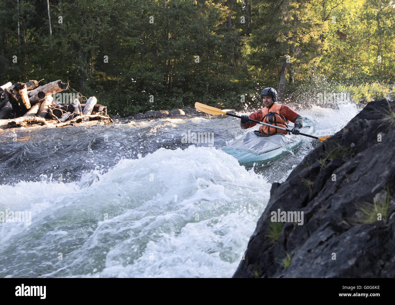 Kayak falling hi-res stock photography and images - Alamy