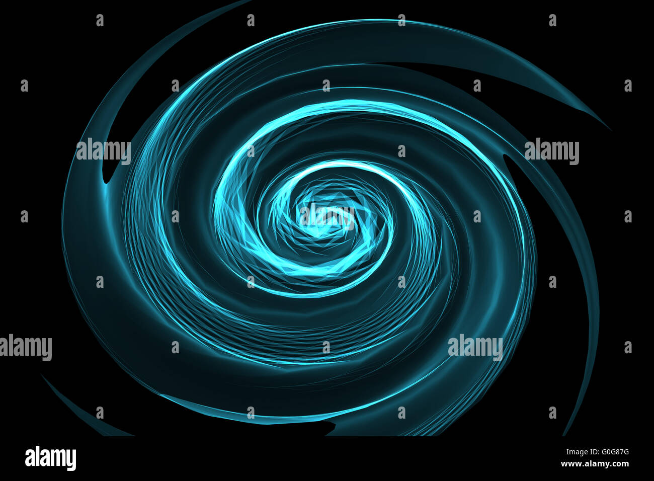 abstract spiral object Stock Photo - Alamy