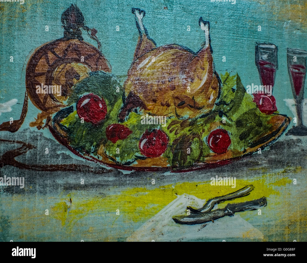 Painting wood with oil hi-res stock photography and images - Alamy