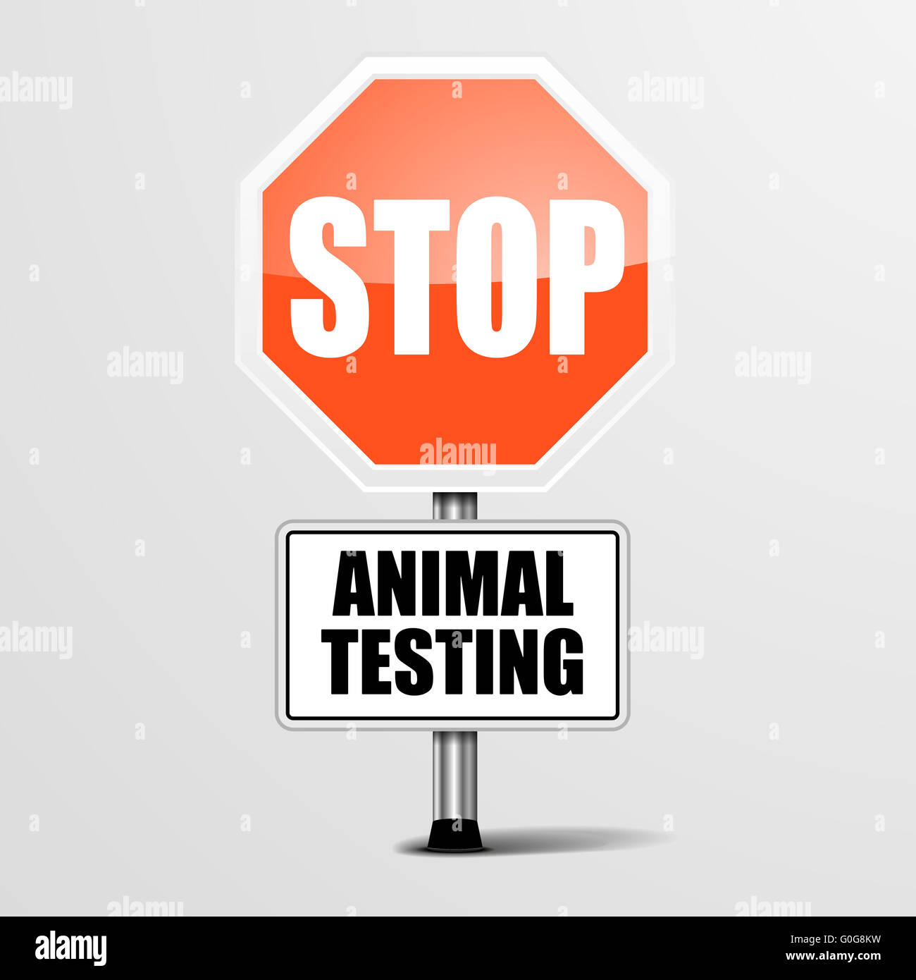 stop animal testing Stock Photo - Alamy
