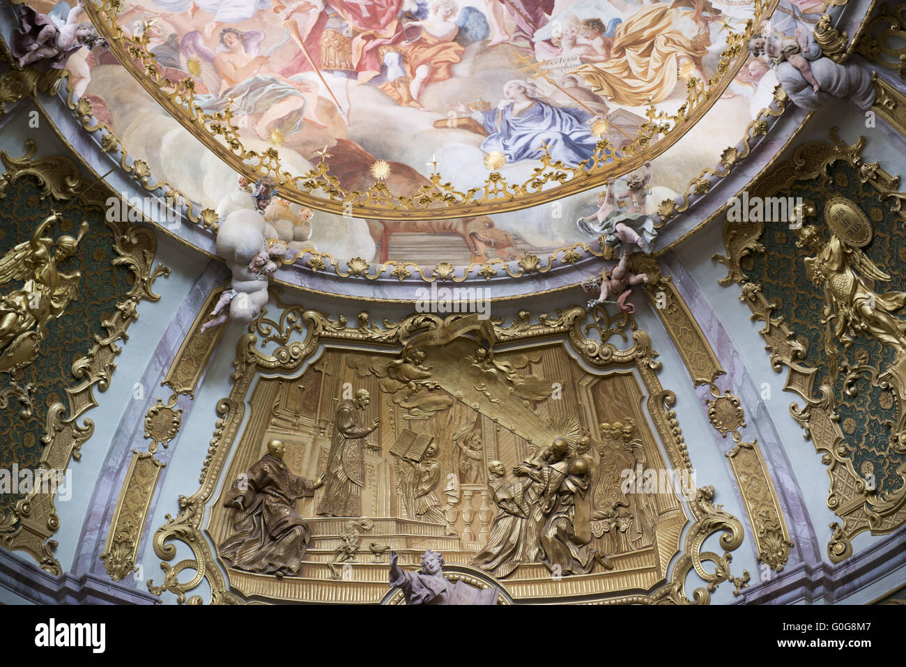 Ceiling fresco organ in hi-res stock photography and images - Alamy