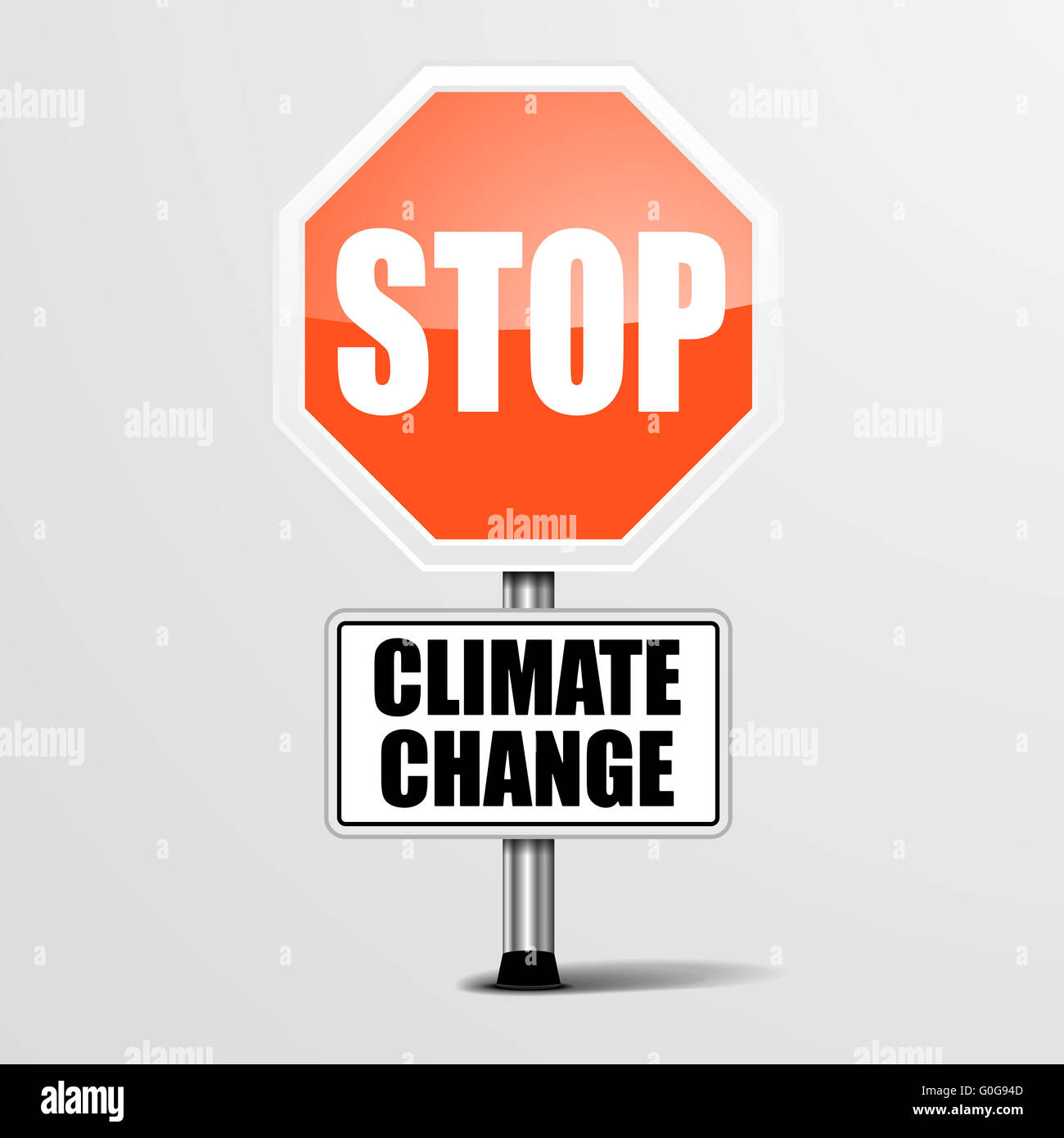 Stop Climate Change Stock Photo - Alamy