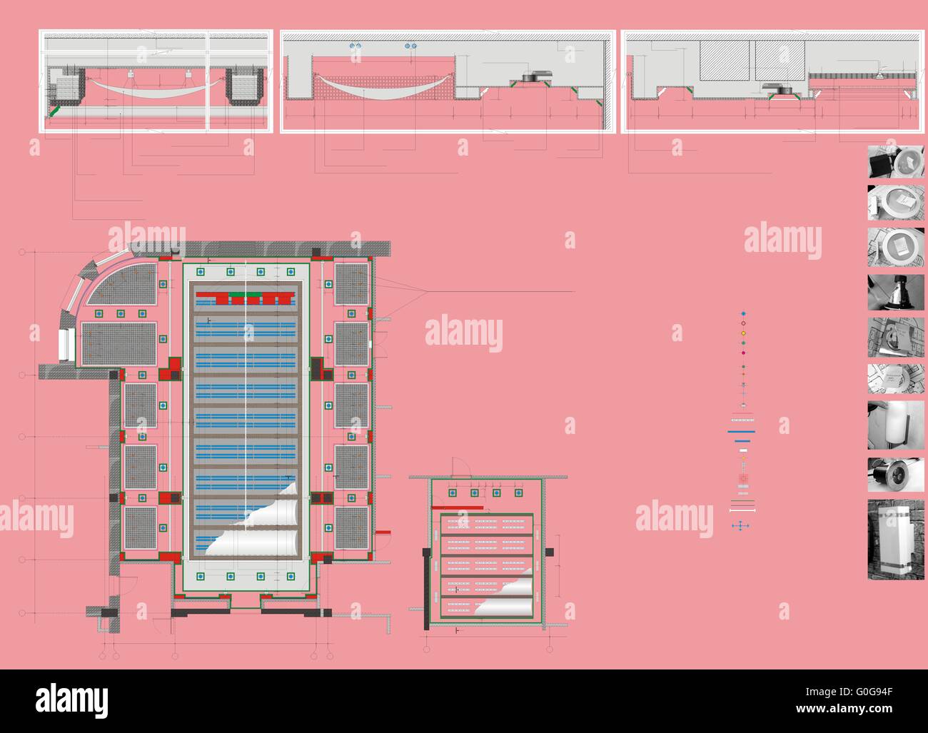 Plan drawing public building hi-res stock photography and images - Alamy