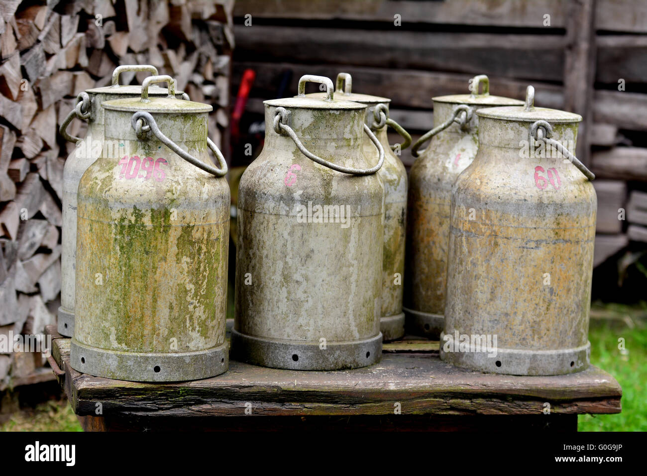 Milk transport container agriculture hi-res stock photography and ...