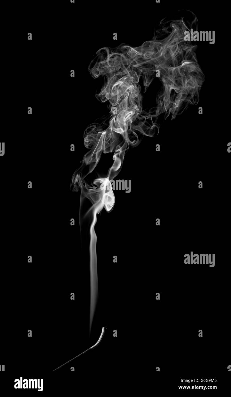 Abstract light smoke on a dark background Stock Photo - Alamy