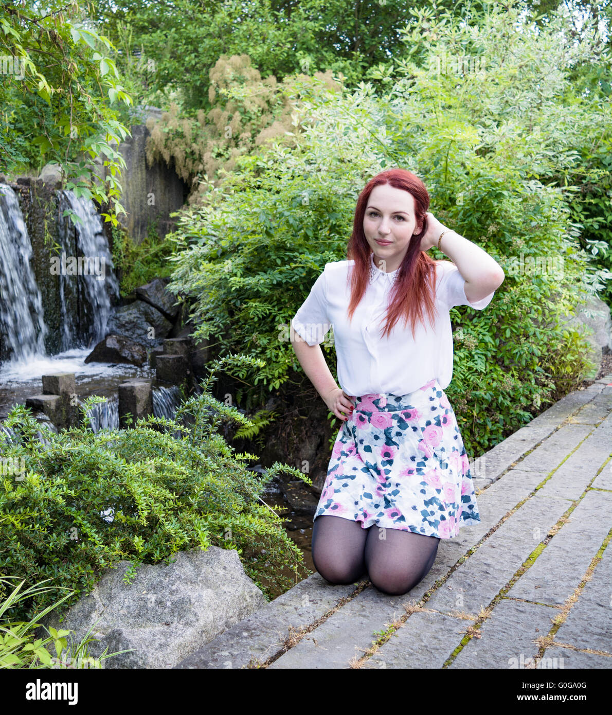 White lady waterfall hi-res stock photography and images - Alamy