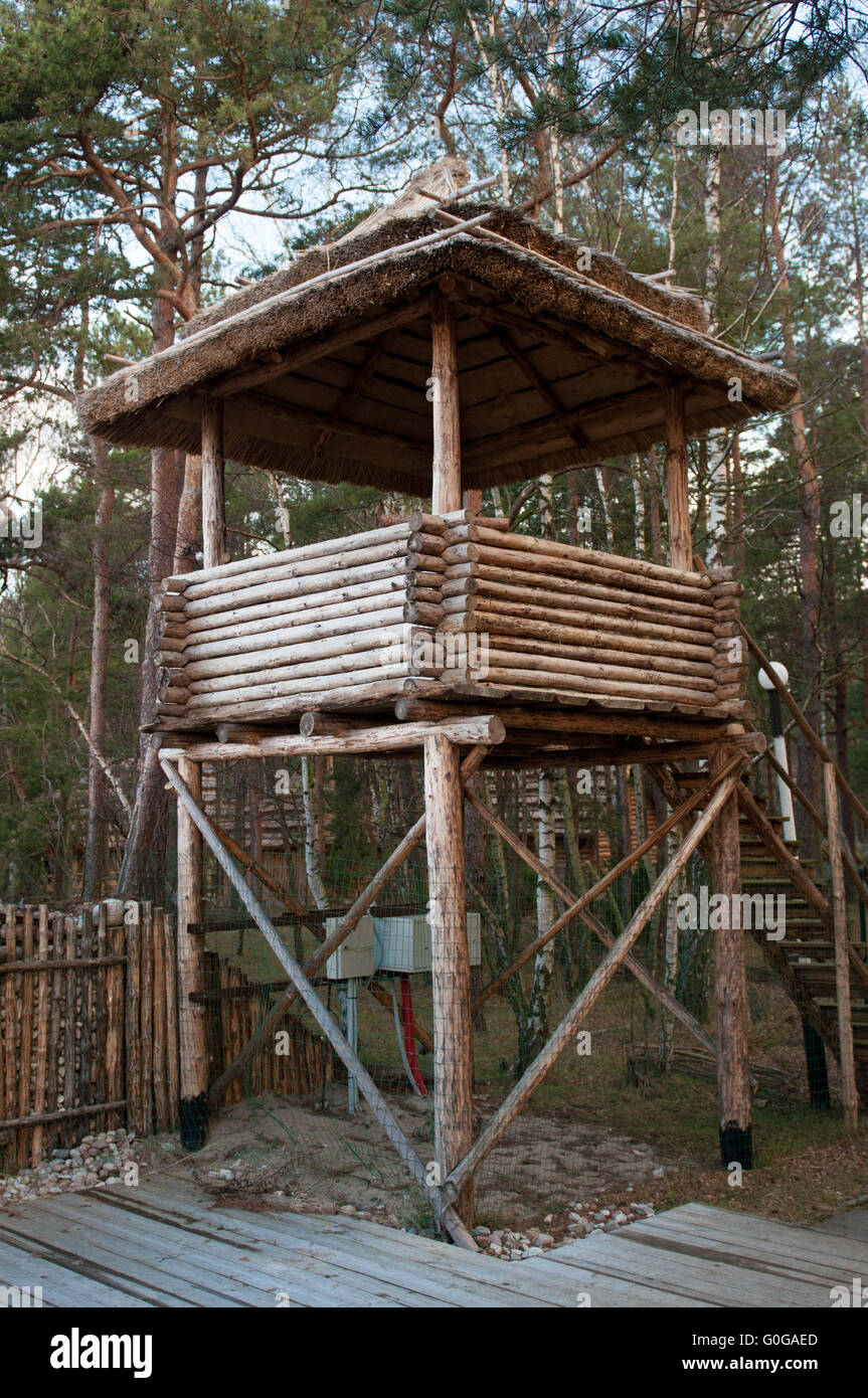 Wooden observation tower Stock Photo - Alamy