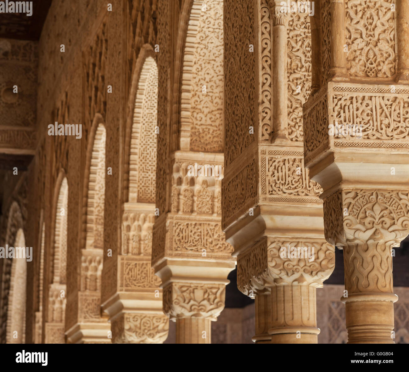 Islamic Palace Interior Stock Photo - Alamy