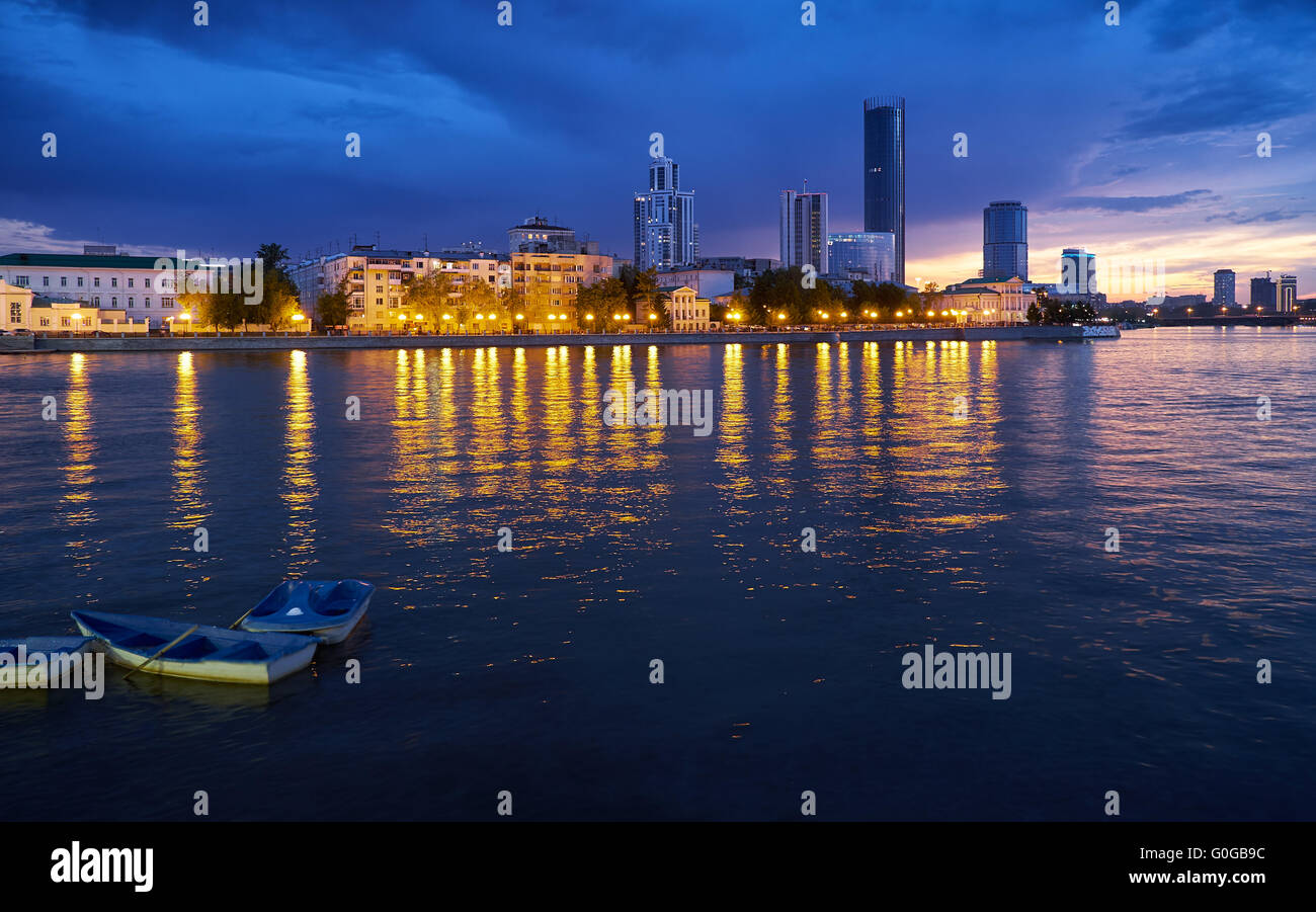 Yekaterinburg embankment hi-res stock photography and images - Alamy