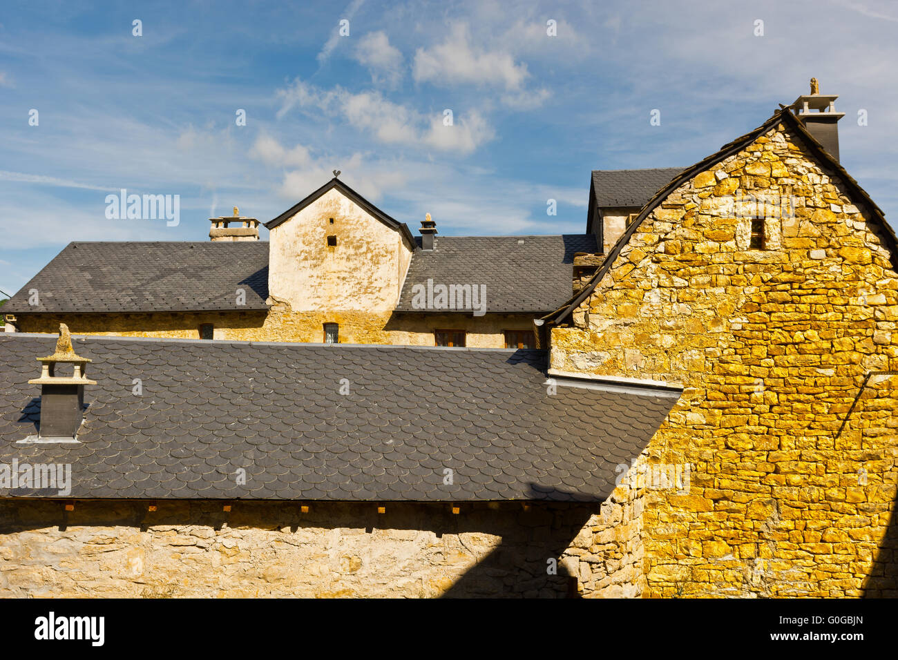 Rural roof tiles hi-res stock photography and images - Alamy
