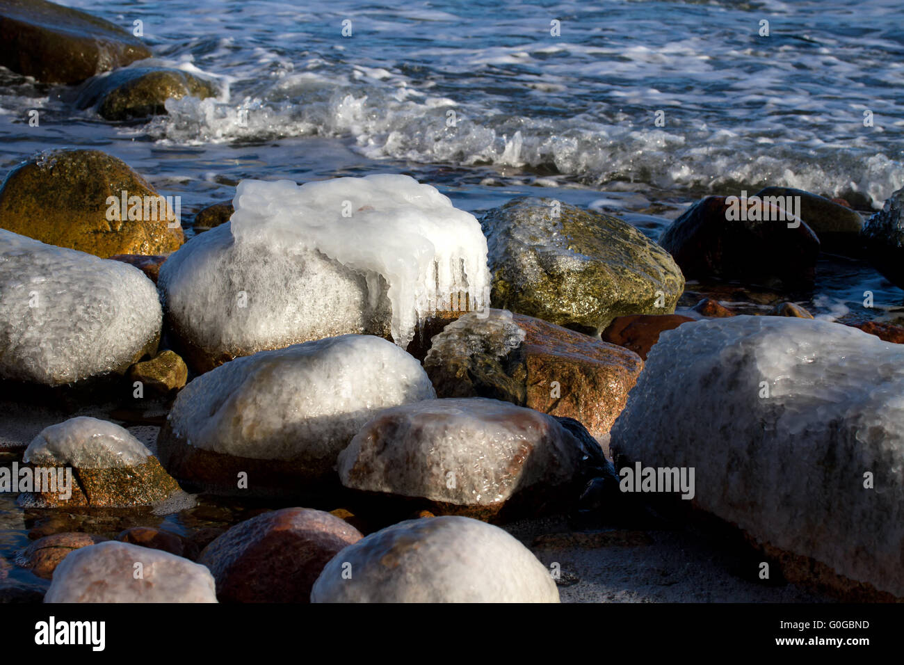 Water Ice 001. Rugia. Germany Stock Photo - Alamy