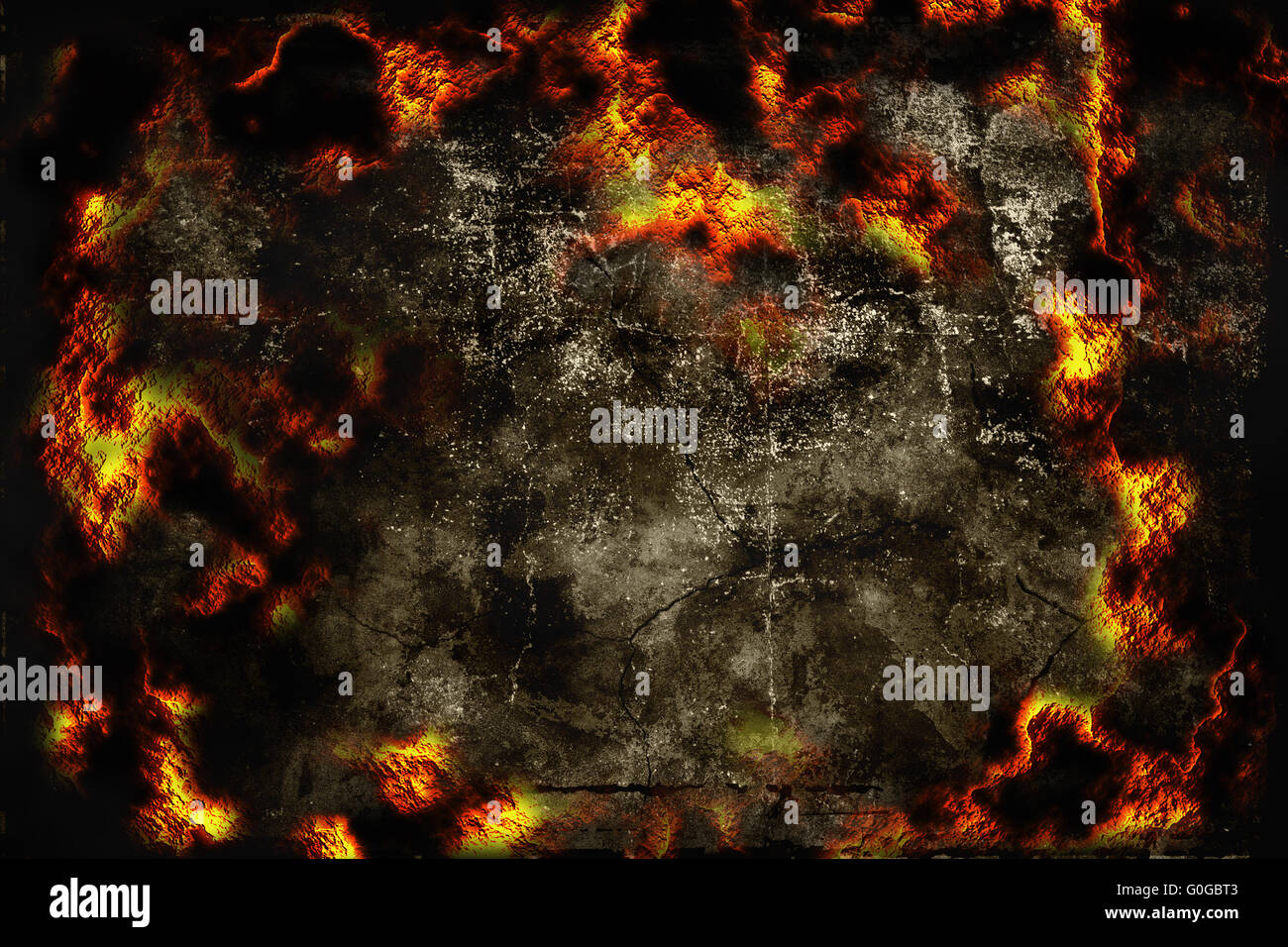 gloomy abstract background with a fiery pattern Stock Photo - Alamy