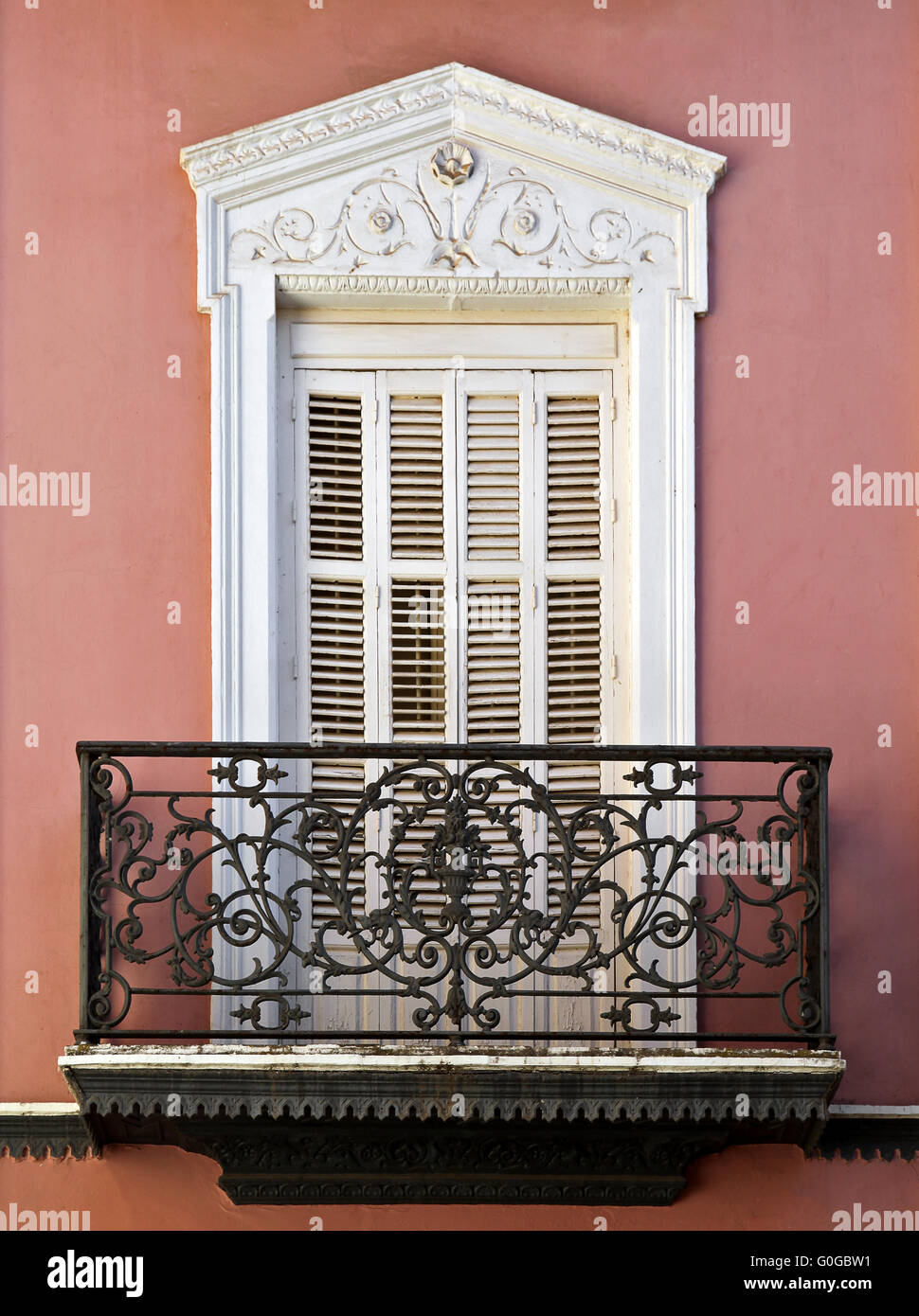 Spanish window wrought iron balcony hi-res stock photography and images ...
