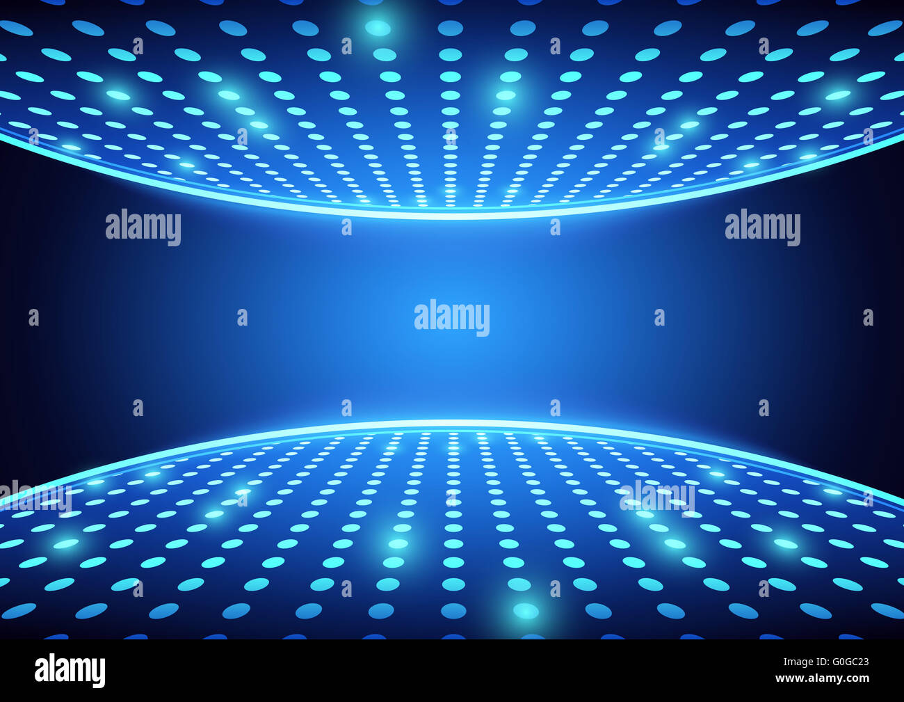 Blue Spotlights Background Stock Photo - Alamy