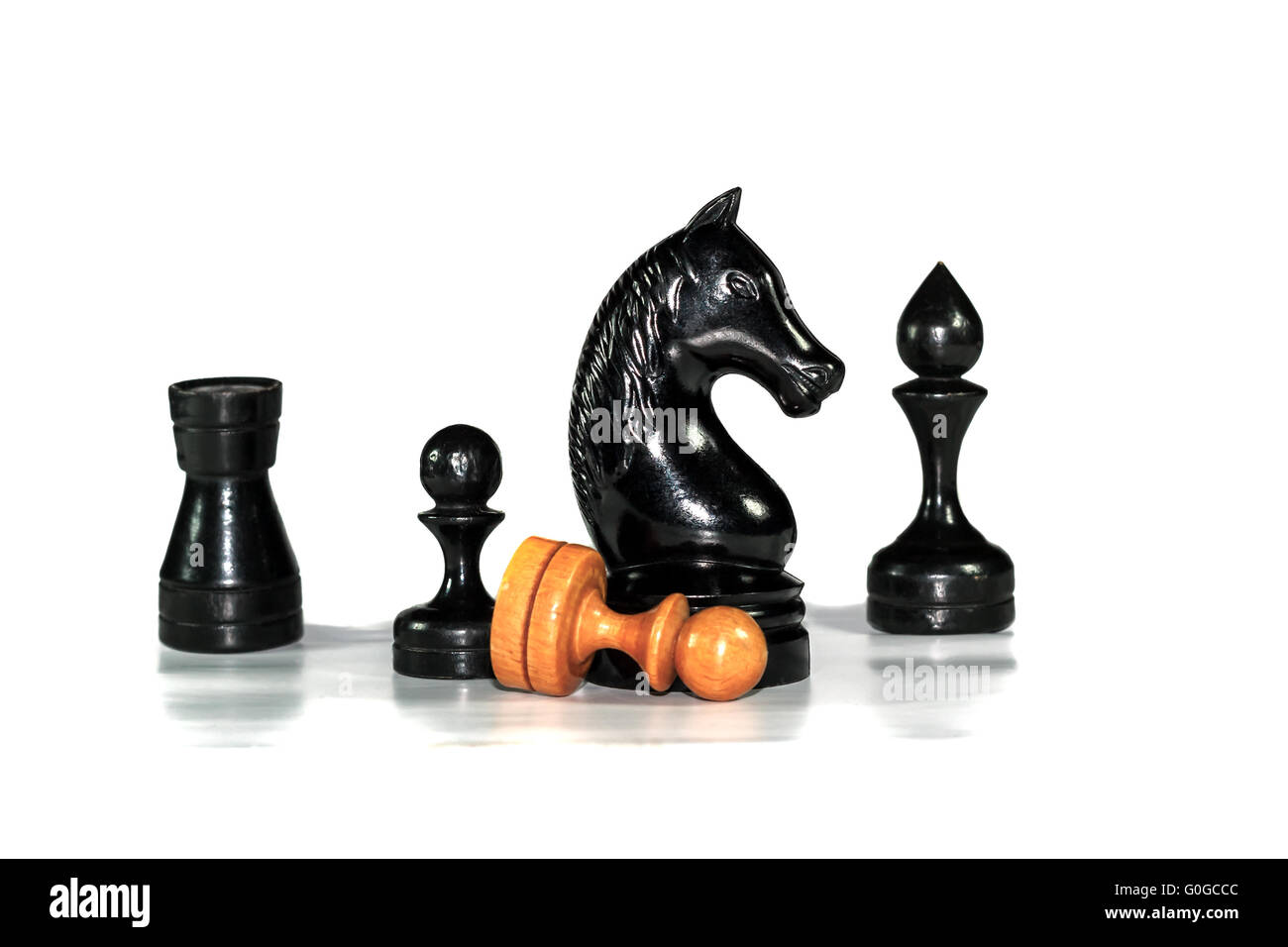 Chess queen fallen hi-res stock photography and images - Alamy