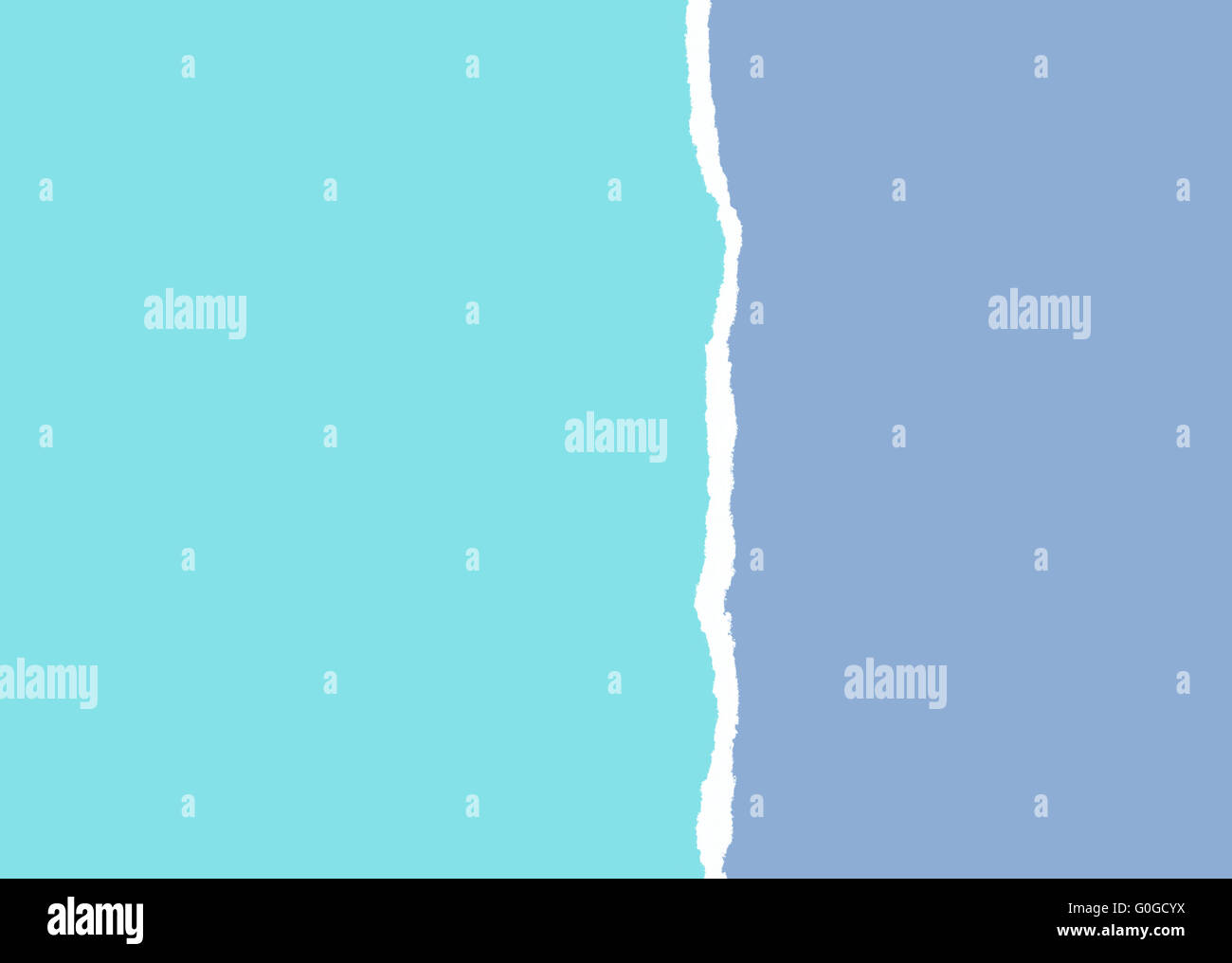 Ripped light blue paper Stock Photo - Alamy