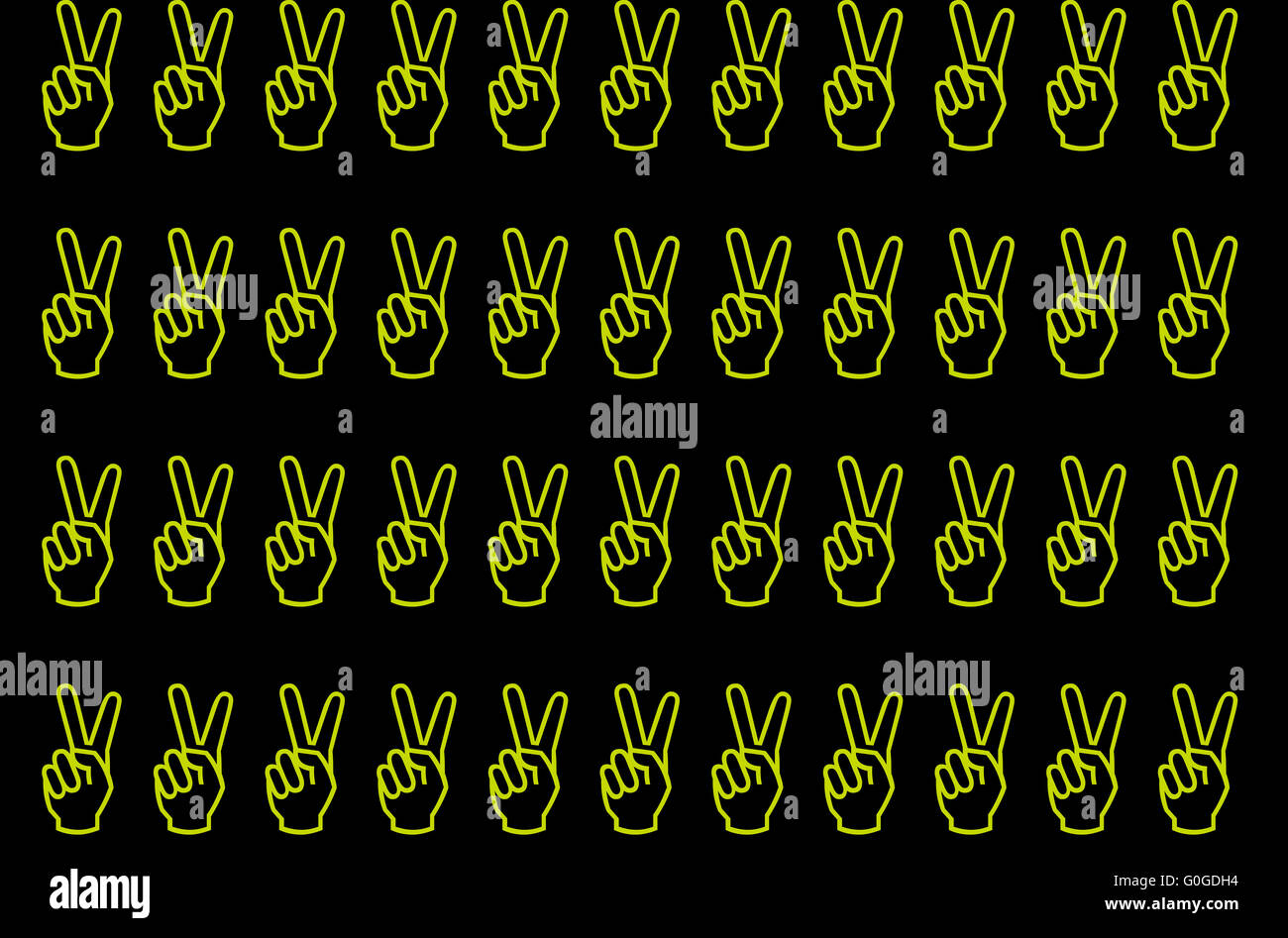 Victorysymbol hi-res stock photography and images - Alamy