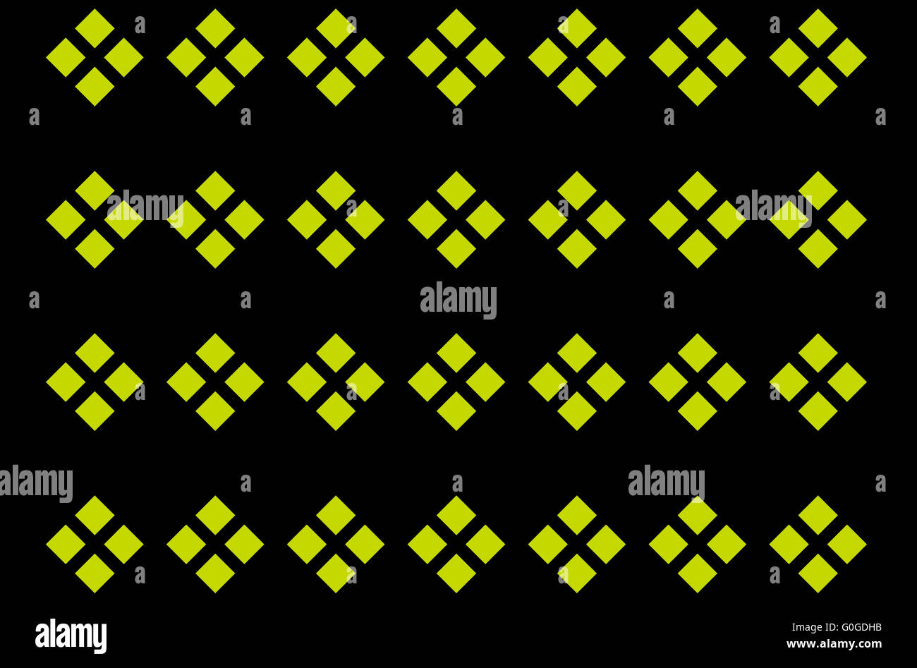 neon roughened checks on black background Stock Photo - Alamy