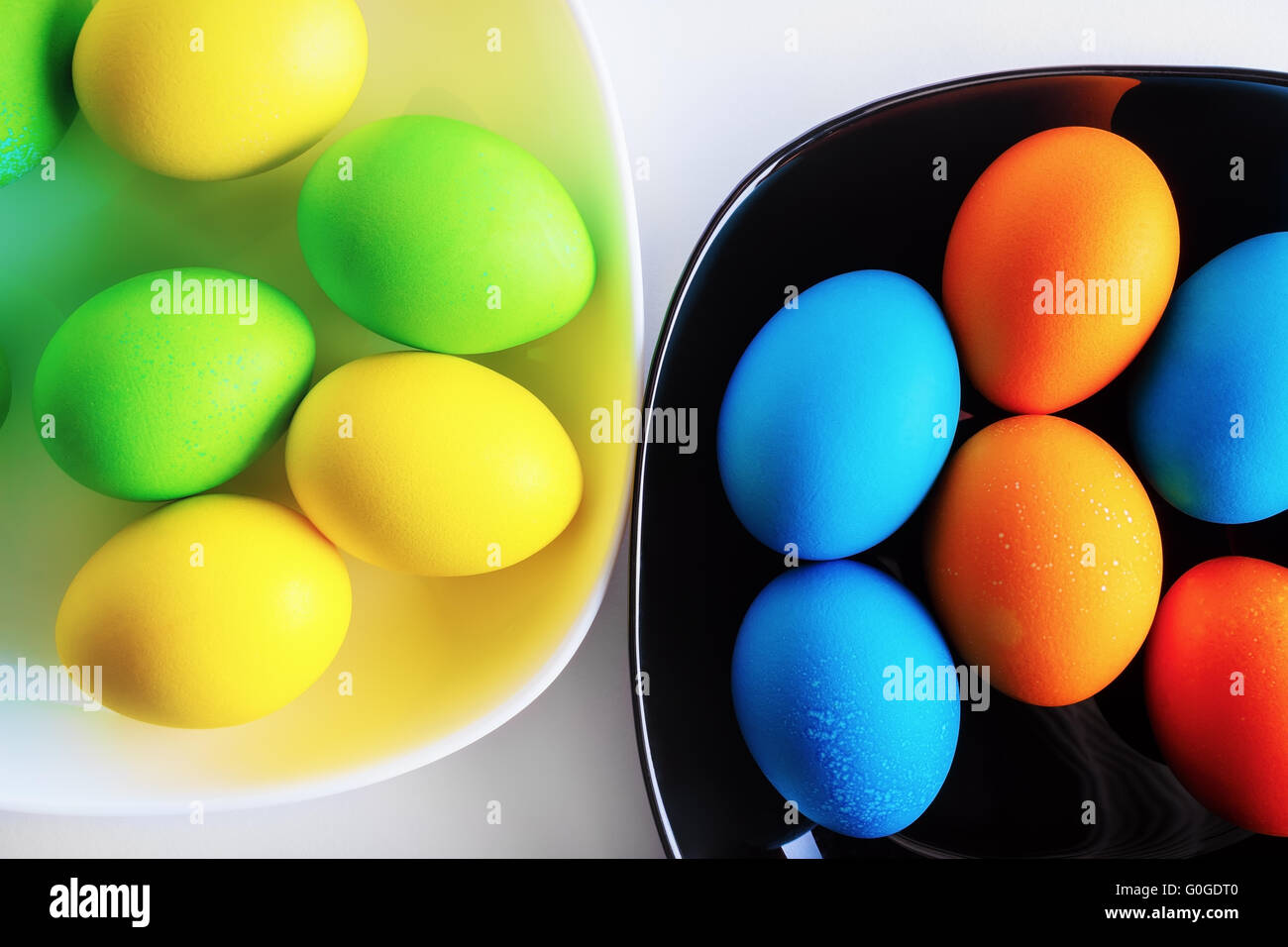 Colored Easter eggs Stock Photo - Alamy