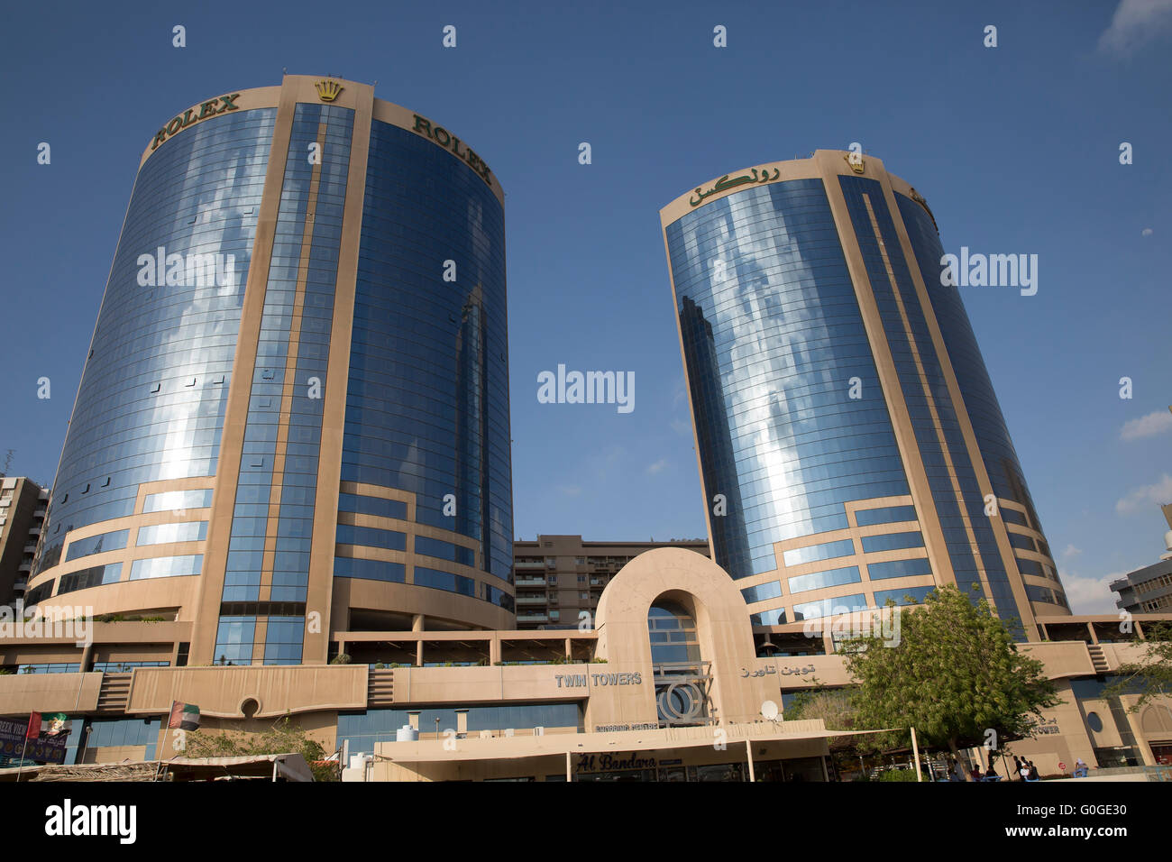 Rolex towers deira creek hi-res stock photography and images - Alamy