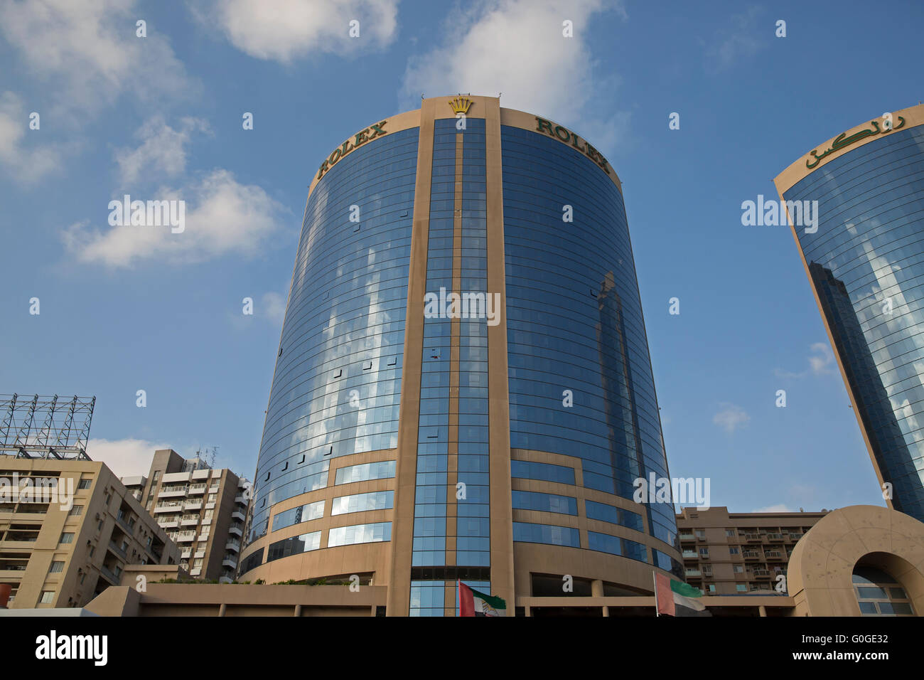 Rolex towers deira creek hi-res stock photography and images - Alamy