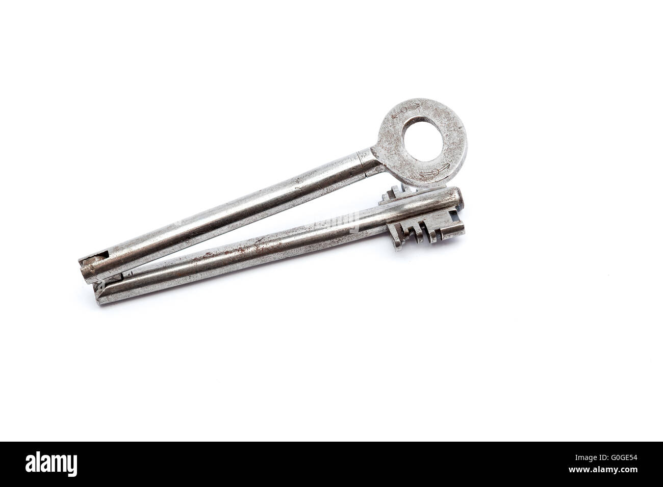 an folding key for an large or deep slot Stock Photo - Alamy