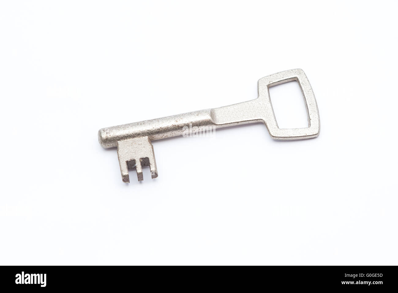 an old key for an keyboard lock Stock Photo - Alamy