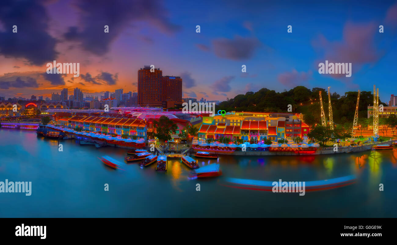 Clarke Quay Singapore Stock Photo - Alamy