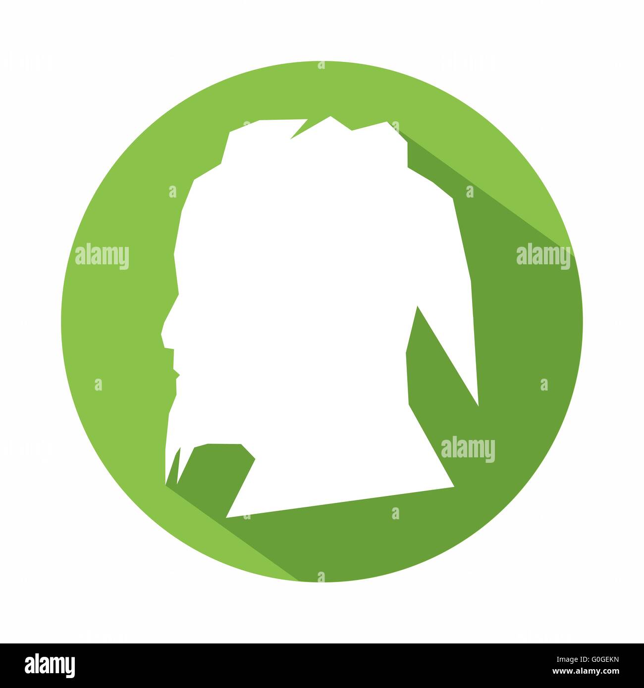 Old man white beard Cut Out Stock Images & Pictures - Alamy