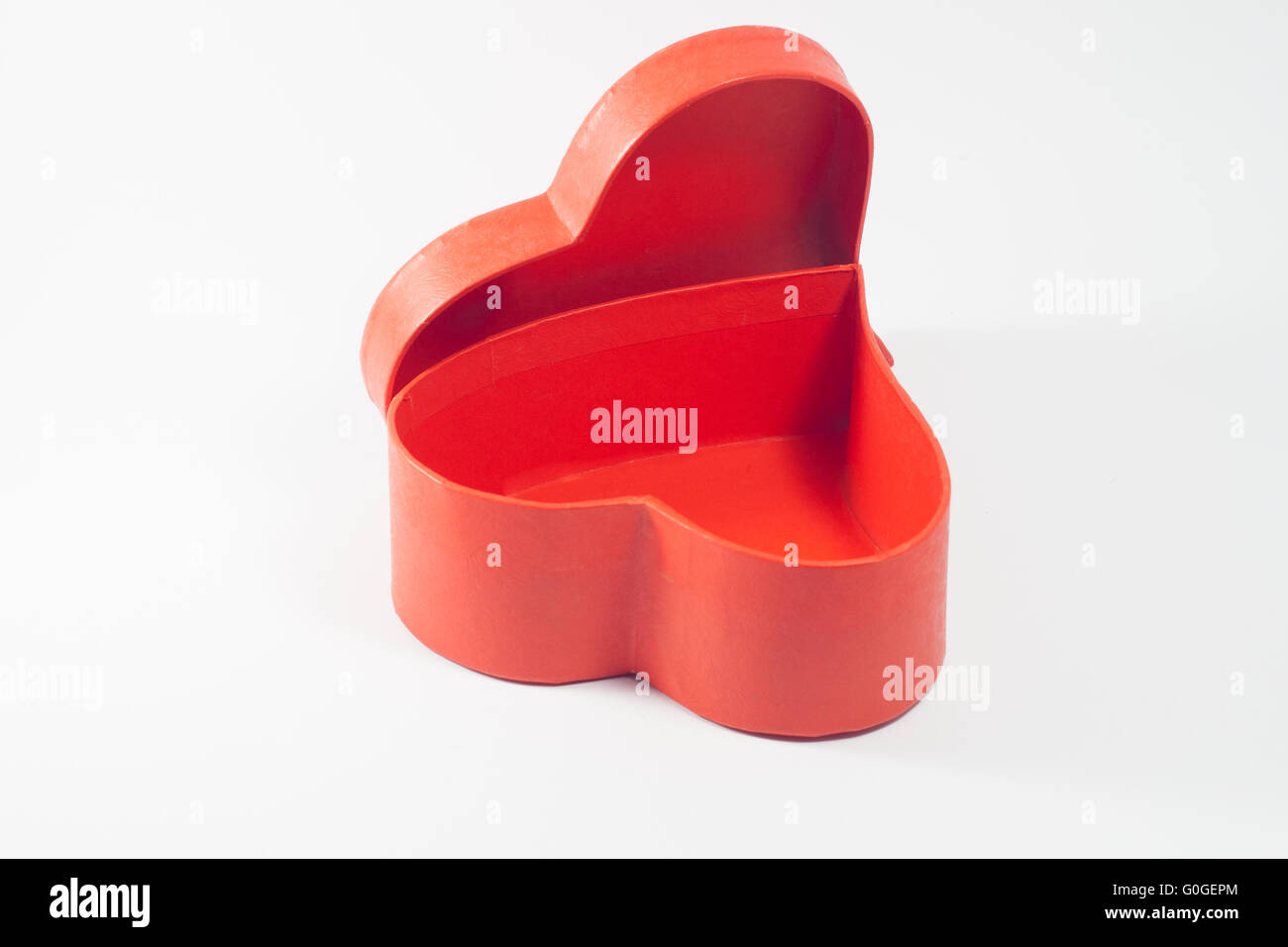Red heart love box Stock Photo - Alamy