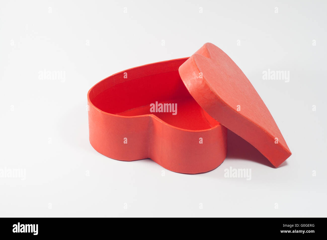 Red heart love box Stock Photo - Alamy