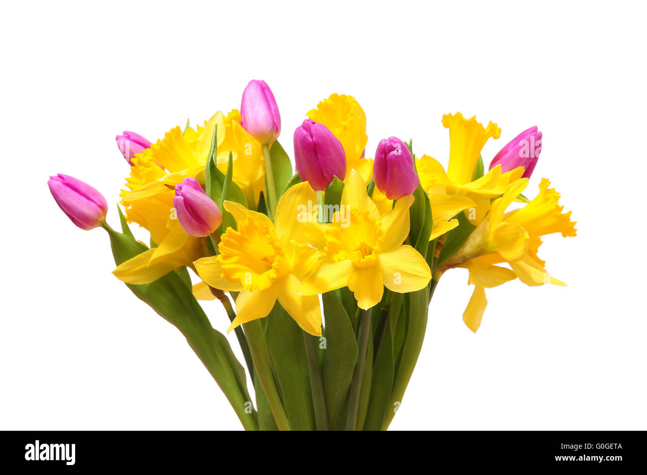bunches of springtime flowers Stock Photo - Alamy