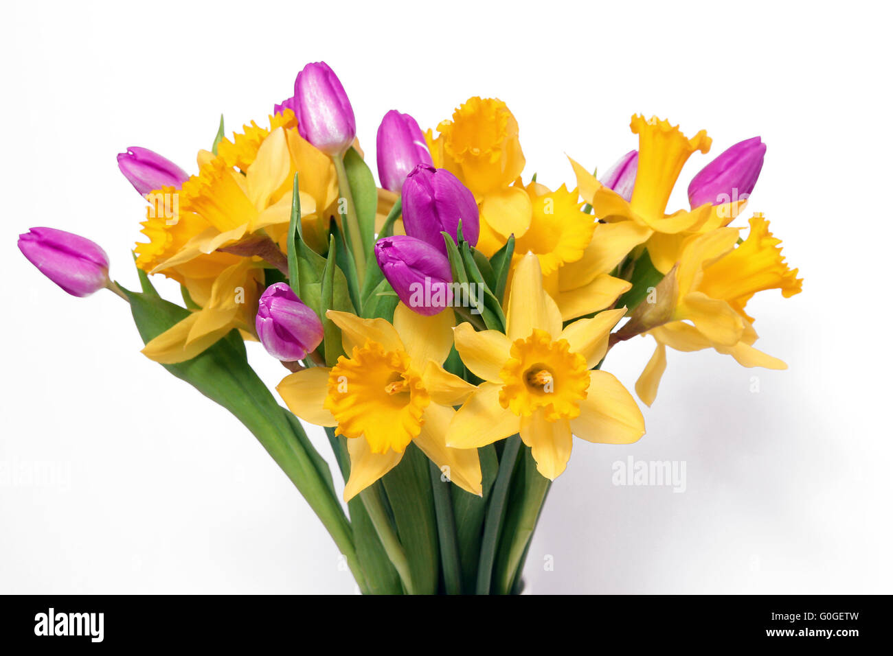bunches of springtime flowers Stock Photo - Alamy