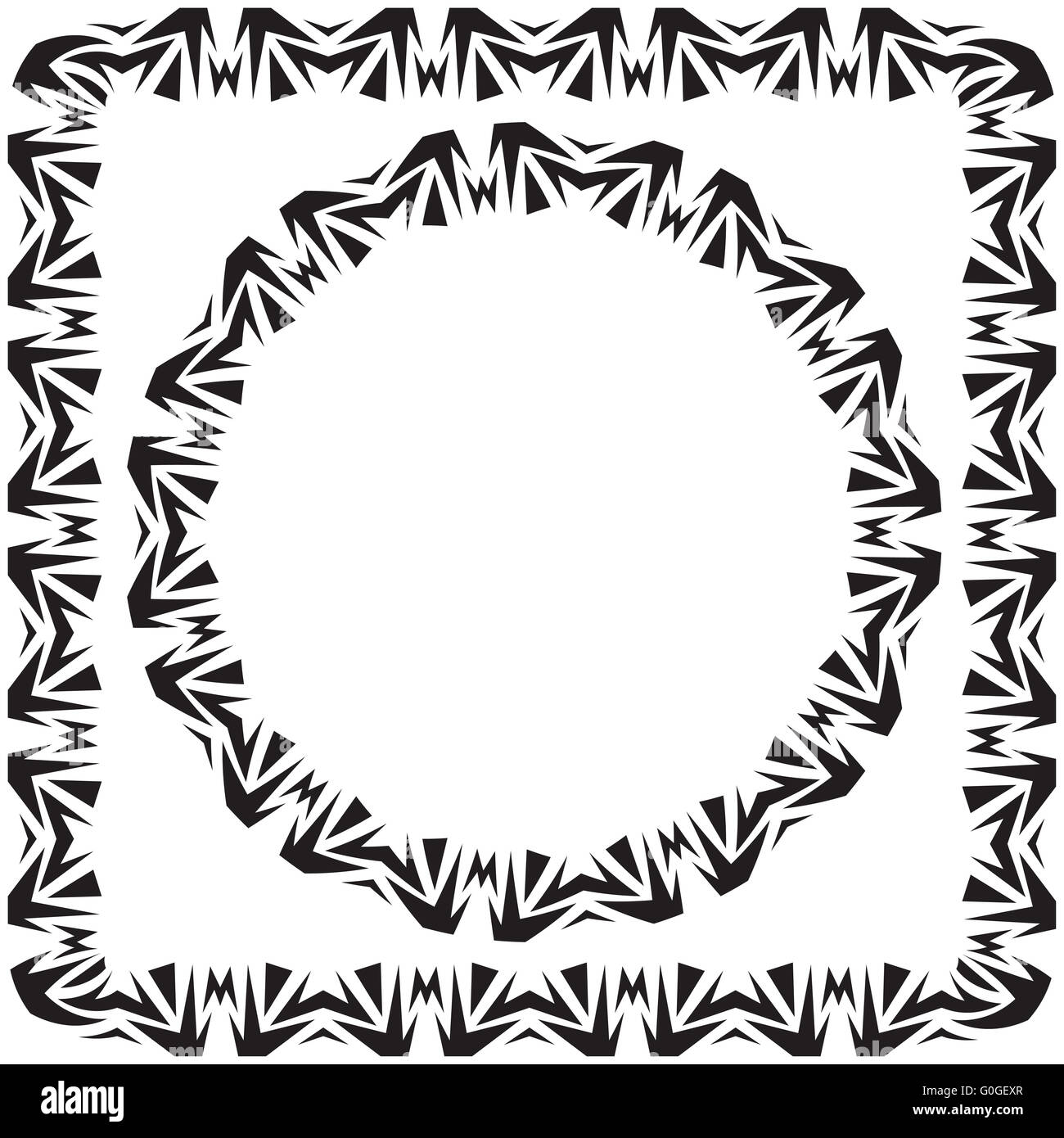 Vector illustration set square hi-res stock photography and images - Alamy