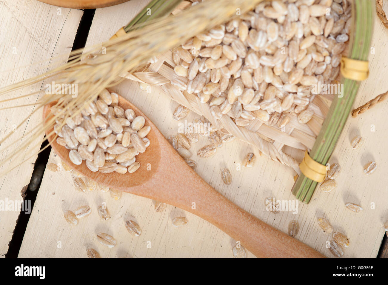 organic barley grains Stock Photo - Alamy