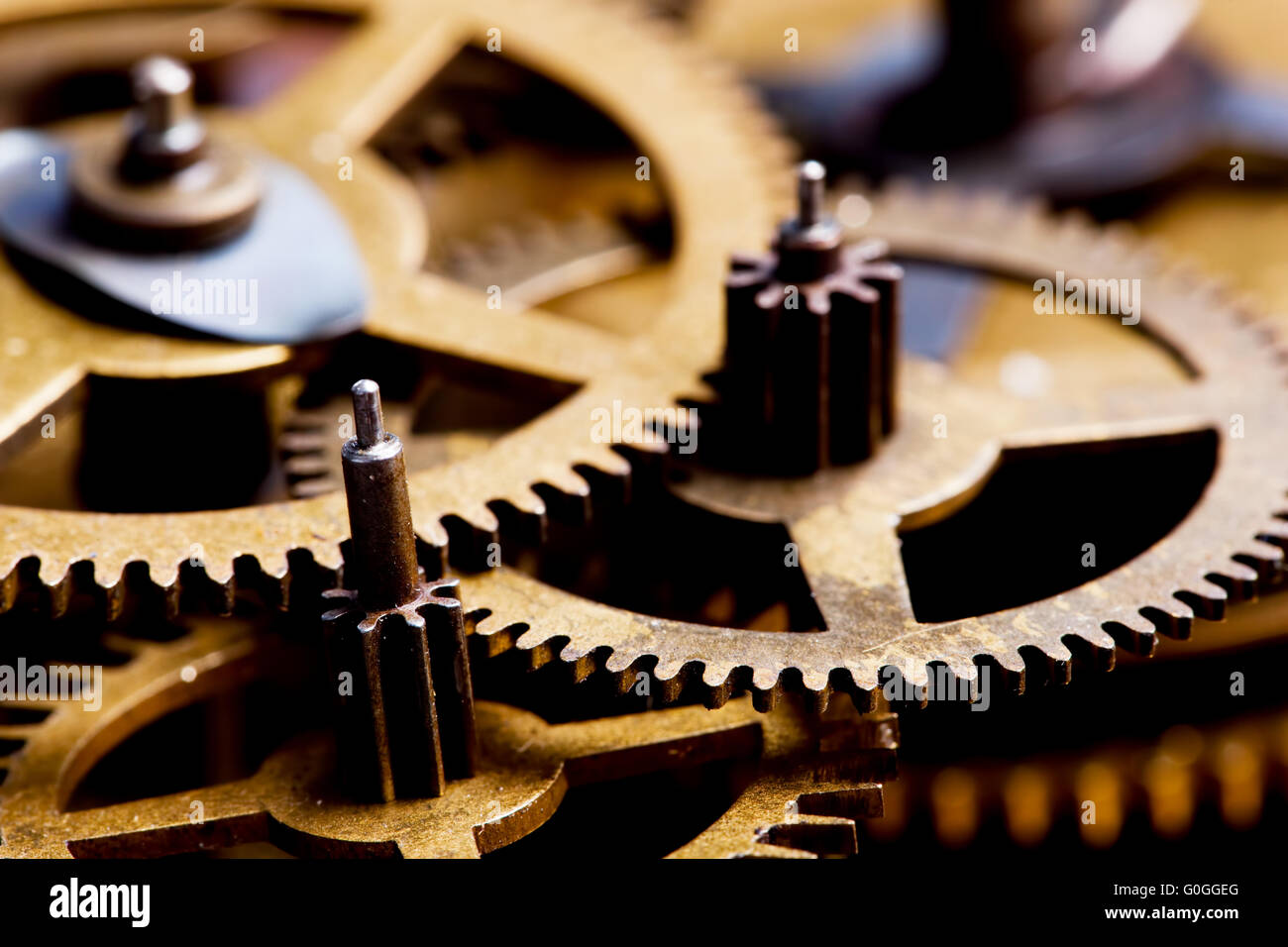 Grunge gear, cog wheels background. Industrial science, clockwork ...