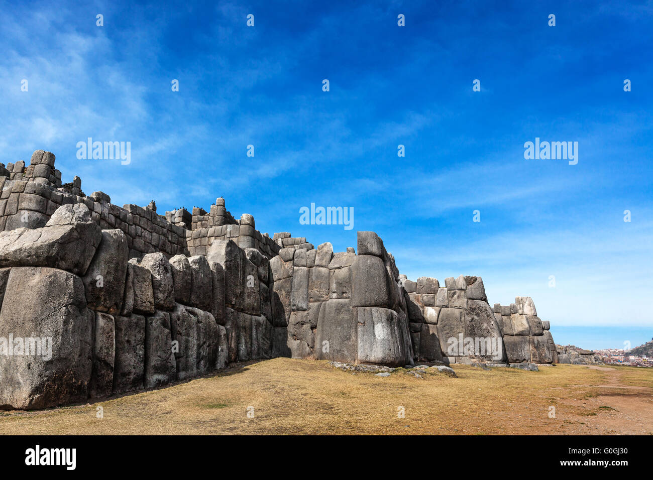 Inca old fortress Stock Photo - Alamy