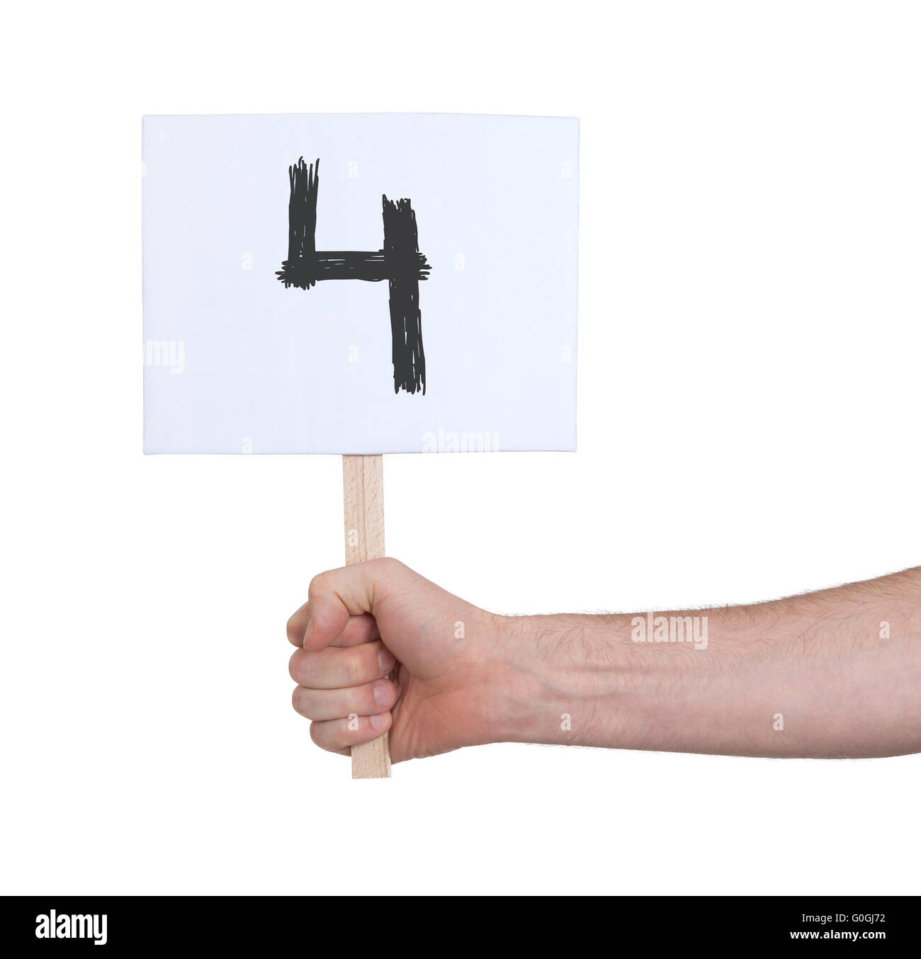 Number 4 sign hi-res stock photography and images - Alamy